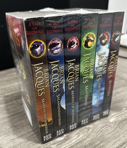 Brian Jacques Redwall Collection Box Set 6 Books NEW Sealed Paperback ...