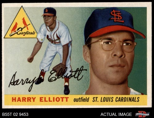 1955 Topps #137 Harry Elliott Cardinals RC 7 - NM | eBay