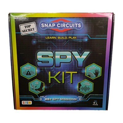 Snap Circuits ~ Spy Kit ~ 25+ Spy Missions Educational Toy for Kids ...