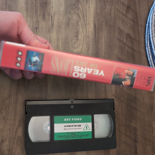 BBC Rugby Video 60 Years of the Lions hosted by Cliff Morgan VHS Tape ...