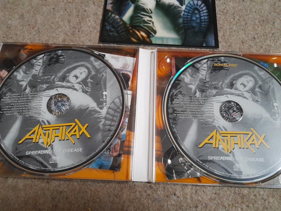 Anthrax -Spreading The Disease Cd Deluxe 2 Disc Edition (2015) | eBay UK