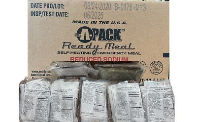 APack Mre Ready To Eat Reduced Sodium - Case of 12 6/25 insp date ...