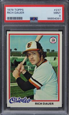 1978 Topps Rich Dauer #237 PSA 9 MINT | eBay