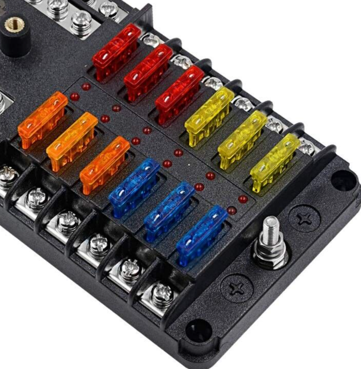 100 Pack 3 AMP ATC/ATO STANDARD Regular FUSE BLADE 3A CAR TRUCK BOAT ...