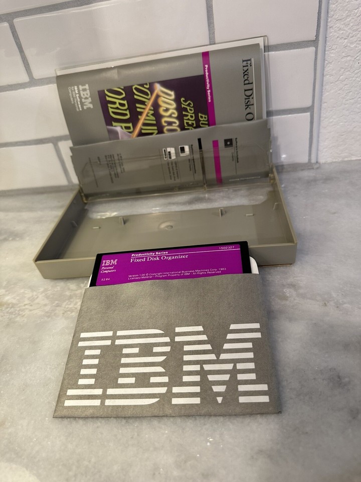 IBM Fixed Disk Disk Organizer for the IBM PC Floppy Disk - Productivity ...