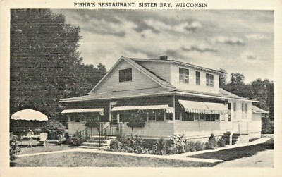 A View Of Pisha's Restaurant, "Famous For Good Food", Sister Bay ...