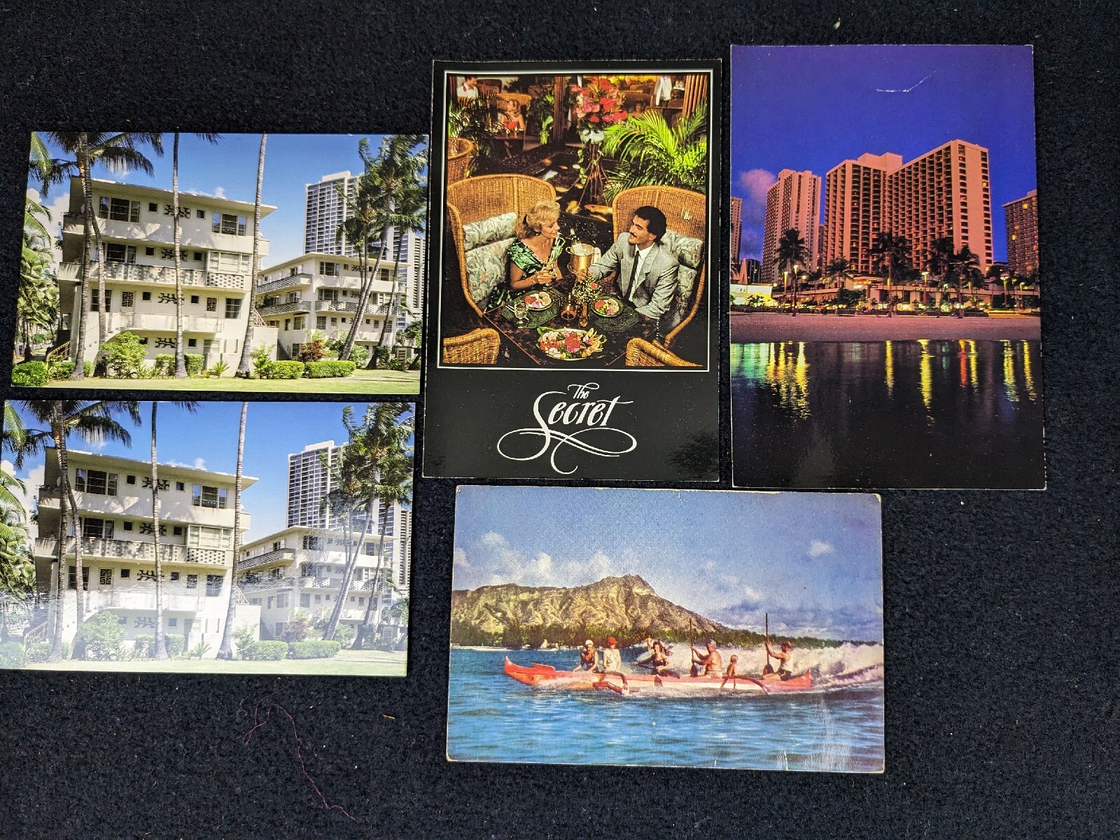 Lot of 5 Vintage Hawaii Postcards Waikiki 1950s 1990s | eBay
