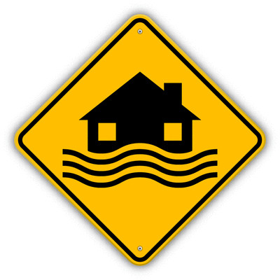Flood Disaster Warning Road Sign Car Bumper Sticker Decal 5" x 5" | eBay
