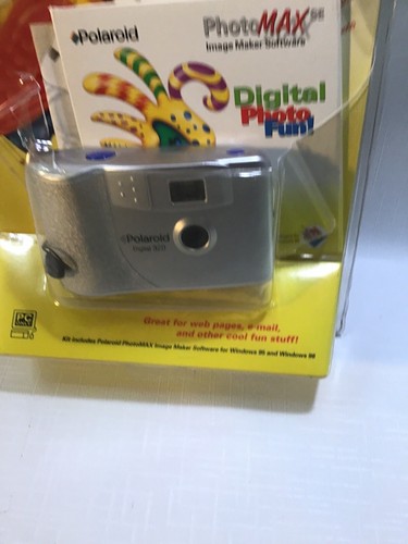Polaroid PhotoMAX FUN Flash 640 SE 0.4MP Digital Camera - Silver for ...