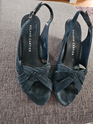 Roland Cartier Navy Sandals Size 5 | eBay UK