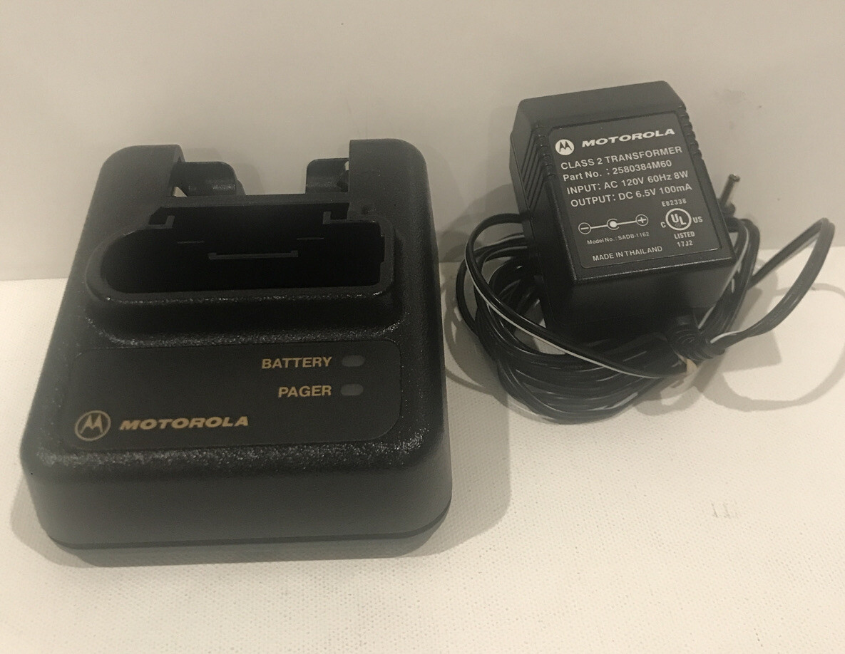 Motorola Minitor III IV Fire EMS Pager Charger w/ Power SupplyNYN8346B ...
