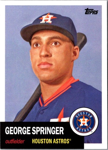2016 Topps Archives George Springer #15 Houston Astros Baseball Card | eBay