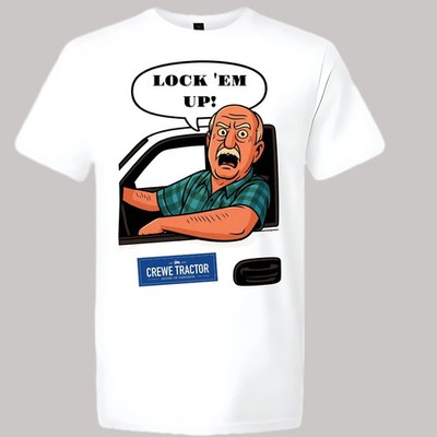Trey Taylor Crewe Tractor Lock 'Em Up! Men's T-shirt | eBay