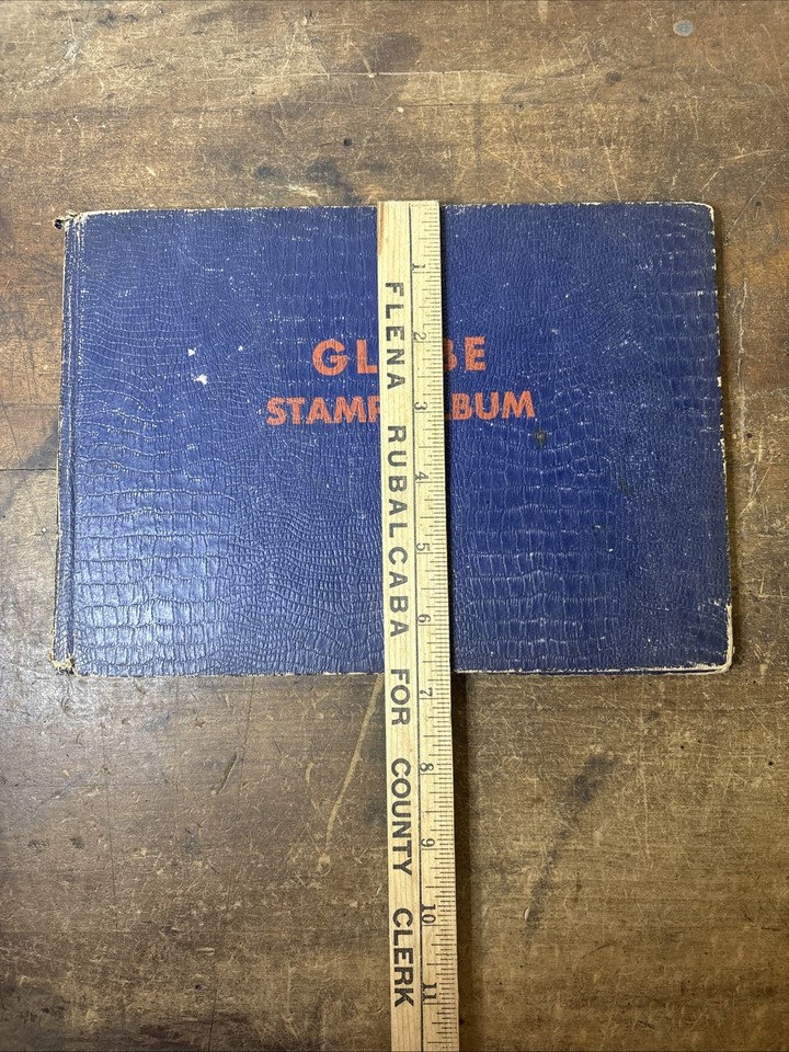 Vtg 1931 Globe Stamp Album Hard Cover - As Is | eBay