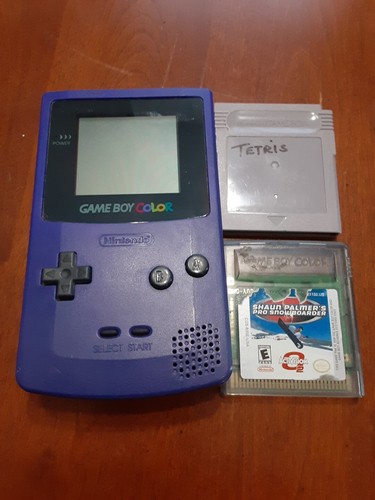 Nintendo Gameboy Color Grape Purple Handheld System | eBay