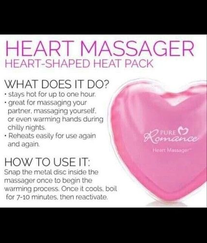 Pure Romance Heart Massager Reusable Heat Pack | eBay