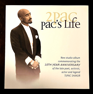 2Pac 12" double sided promotional poster. Rare. | eBay