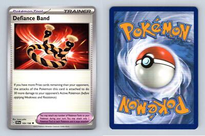 Defiance Band #169/198 Scarlet & Violet Uncommon Pokemon 2023 TCG Card ...