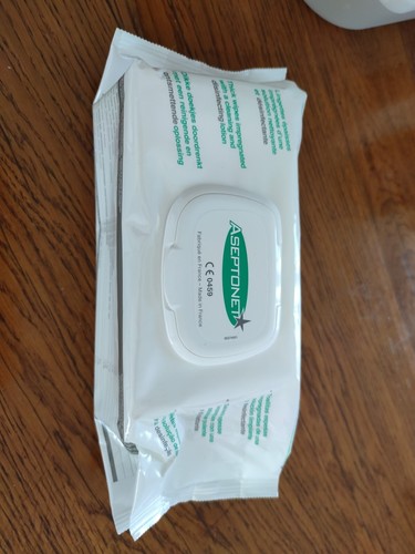 Lingettes Désinfectantes PRO ASEPTONET boite de 100 - Made in France | eBay
