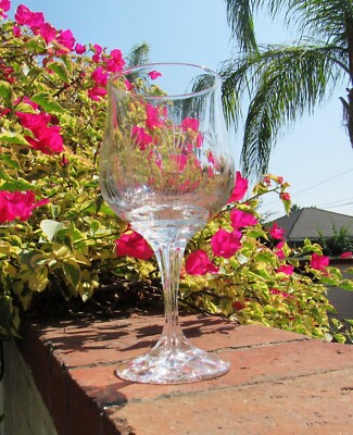 8 FRANCISCAN ONDINE CRYSTAL 7 1/2" WATER GOBLETS | eBay