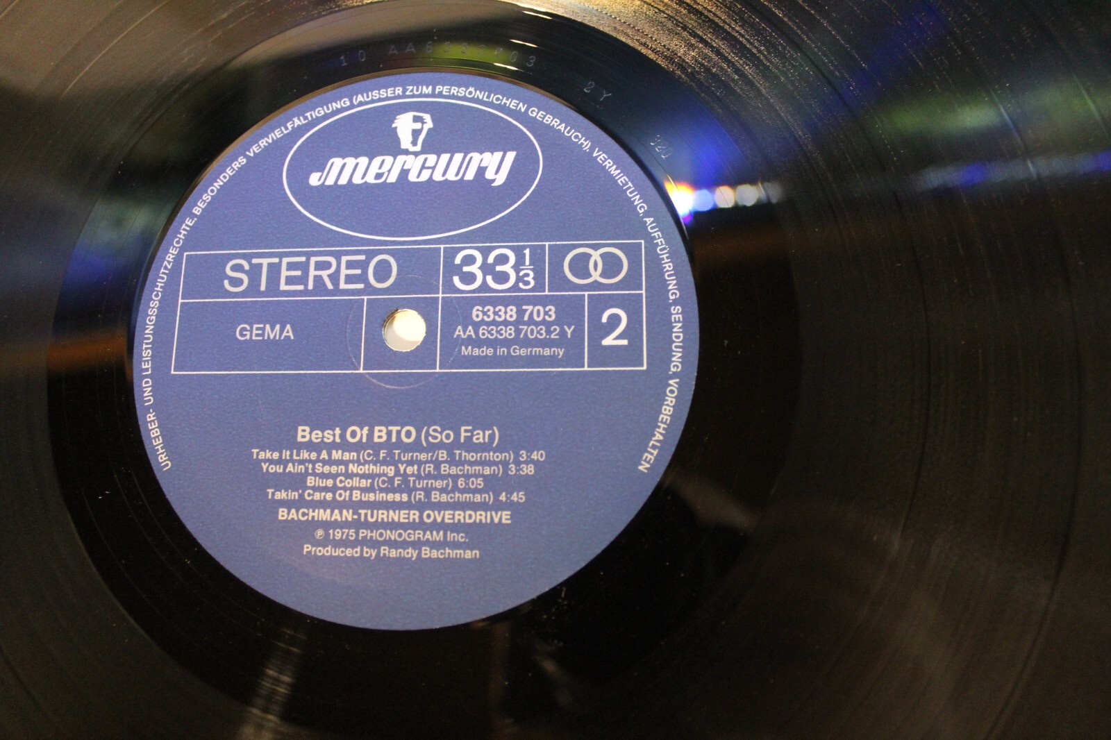 LP-Bachmann-Turner Overdrive-Best Of B.T.O-You Ain´t Seen Nothing Yet u ...