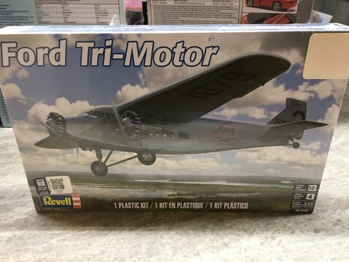 Revell 1/77 scale Ford Tri-Motor airplane model kit | eBay