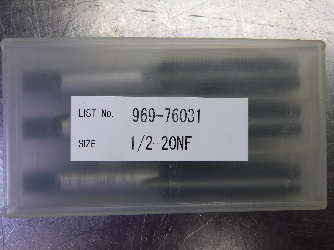 Nachi 1/2-20NF H3 P Standard Hand Tap QTY3 L969/76031 (LOC3030A) | eBay