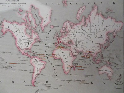 World Maps - French World Map