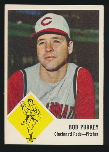 1963 Fleer Baseball -#35 BOB PURKEY (Cincinnati Reds) | eBay