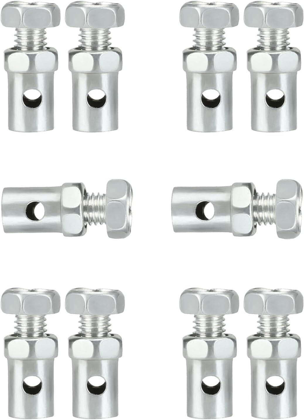 1/8" Universal Throttle Brake Cable End Stop Lock Clamps for Go Kart ...