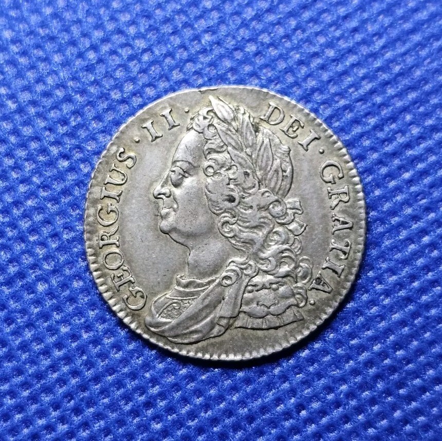 1743 Shilling - George II British Silver Coin | eBay UK