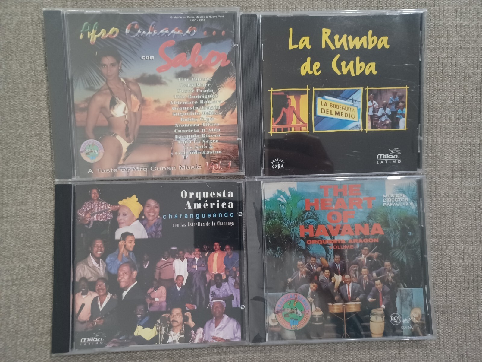 Lot Of 4 Afro-Cubano CDs: Con Sabor Heart Of Havana Orquesta America ...