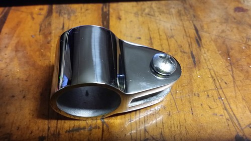 Canopy Tube Clamp SS 316 for 22mm OD Round Tube Stainless Steel 316. | eBay