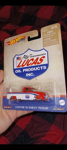 Hot Wheels Premium Lucas Oil Products Inc Custom 62 Chevy Pickup Real ...
