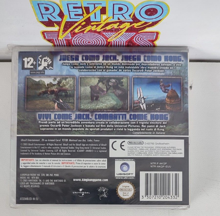 King Kong Peter Jackson's Game Movie Nintendo DS PEGI 12+ PAL Italiano ...