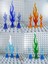 LEGO FLAMES & CONES 6 Piece SETS ~ Trans Blue Purple Orange Green Flame ...