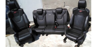 FORD FOCUS ST MK3 RECARO LEATHER BUCKET SEATS SITZE BOLSTERS INTERIOR ...