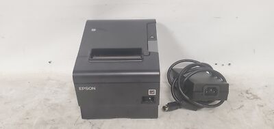 Epson TM-T88VI M338A POS USB Point of Sale Receipt Printer w/ Adapter ...