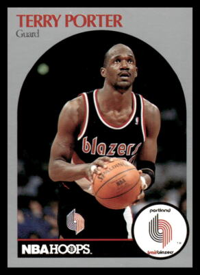 1990 Hoops Terry Porter #249 Portland Trail Blazers Basketball Card | eBay