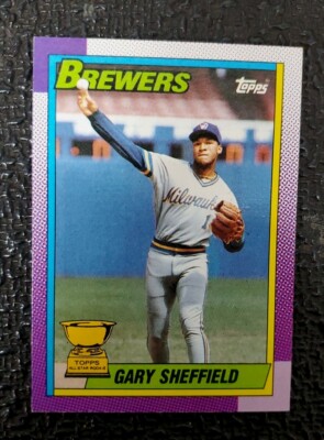 GARY SHEFFIELD Rookie 1990 Topps #718 | eBay