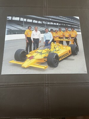 Authentic Autographed 8x10 Johnny Rutherford 1980 Indy 500 Pole Photo ...