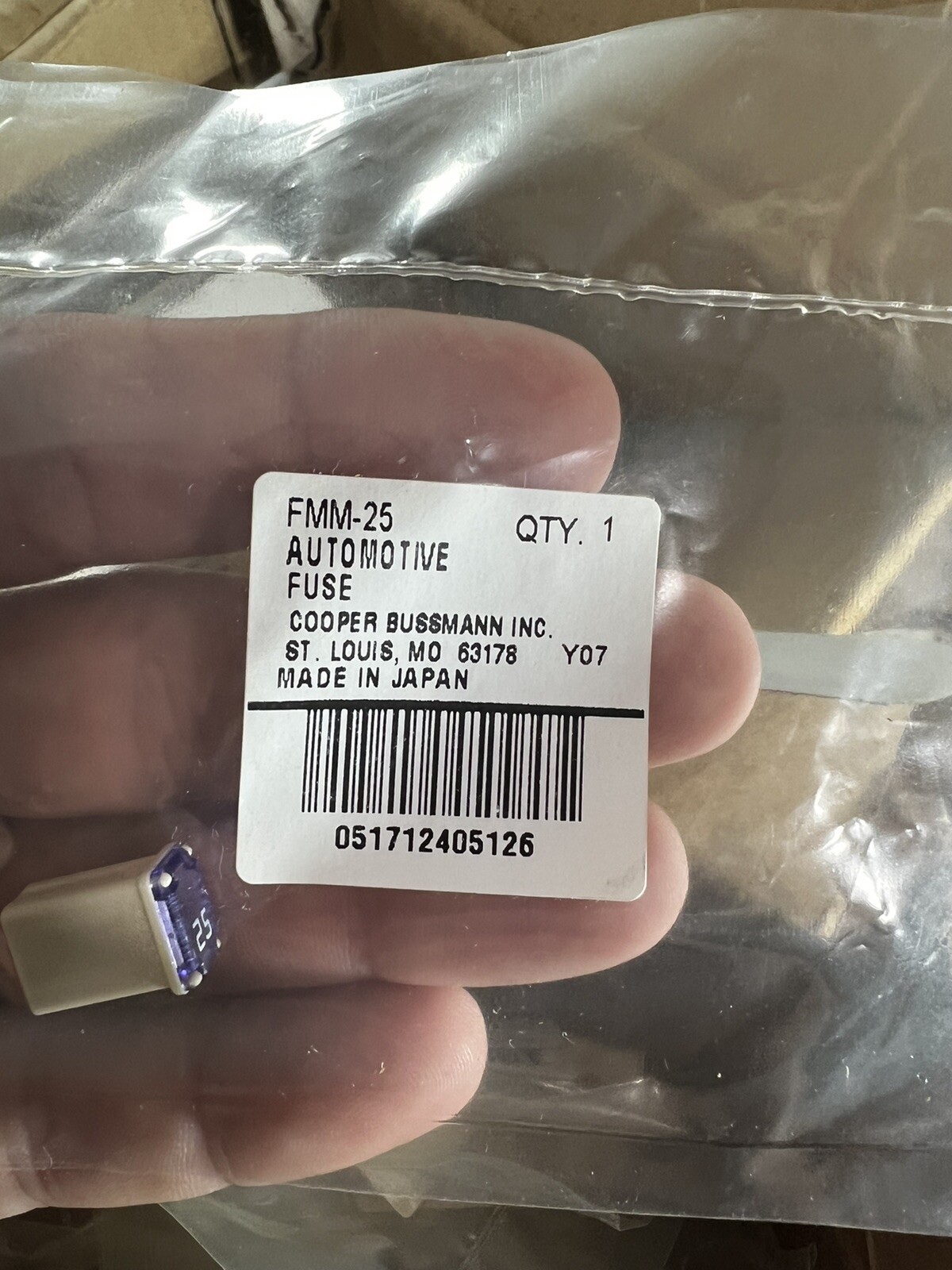 Lot of 10 Bussman FMM-25 Micro 25 A Amp Female Time Delay JCASE ...