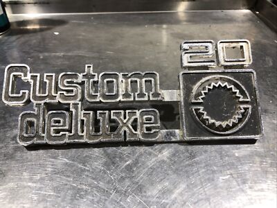 75-80 Chevy Custom Deluxe 20 Emblem Squarebody | eBay