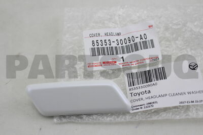 8535330090A0 Genuine Toyota COVER, HEADLAMP CLEANER WASHER NOZZLE 85353 ...