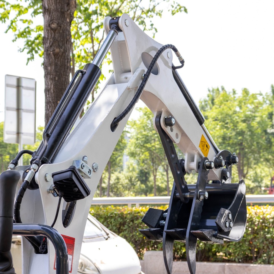 MMS Mini Hydraulic Excavator 0.8Ton Compact Digger With B&S EPA Engine ...