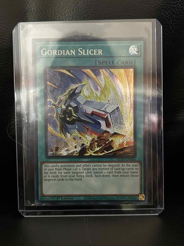 Gordian Slicer - ALIN-EN066 - Secret Rare - 1st Edition Alliance Insight 1st | eBay