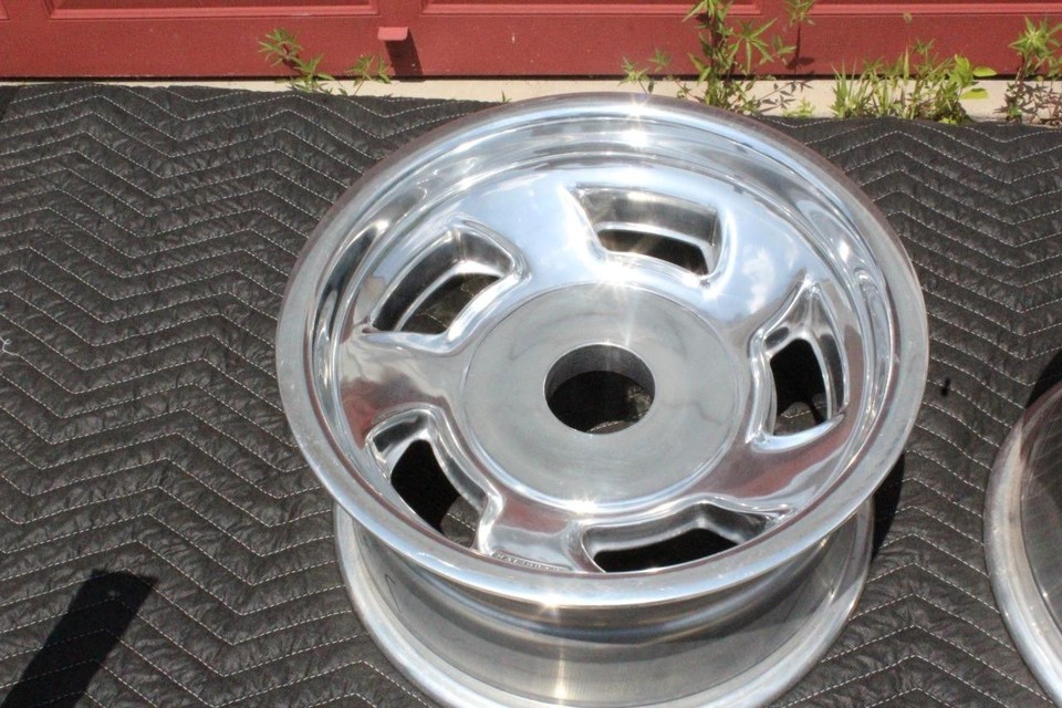 2 Vintage Halibrand Sweet Swirl Wheels 15 x 8 1932 Ford Model A Hot Rod ...