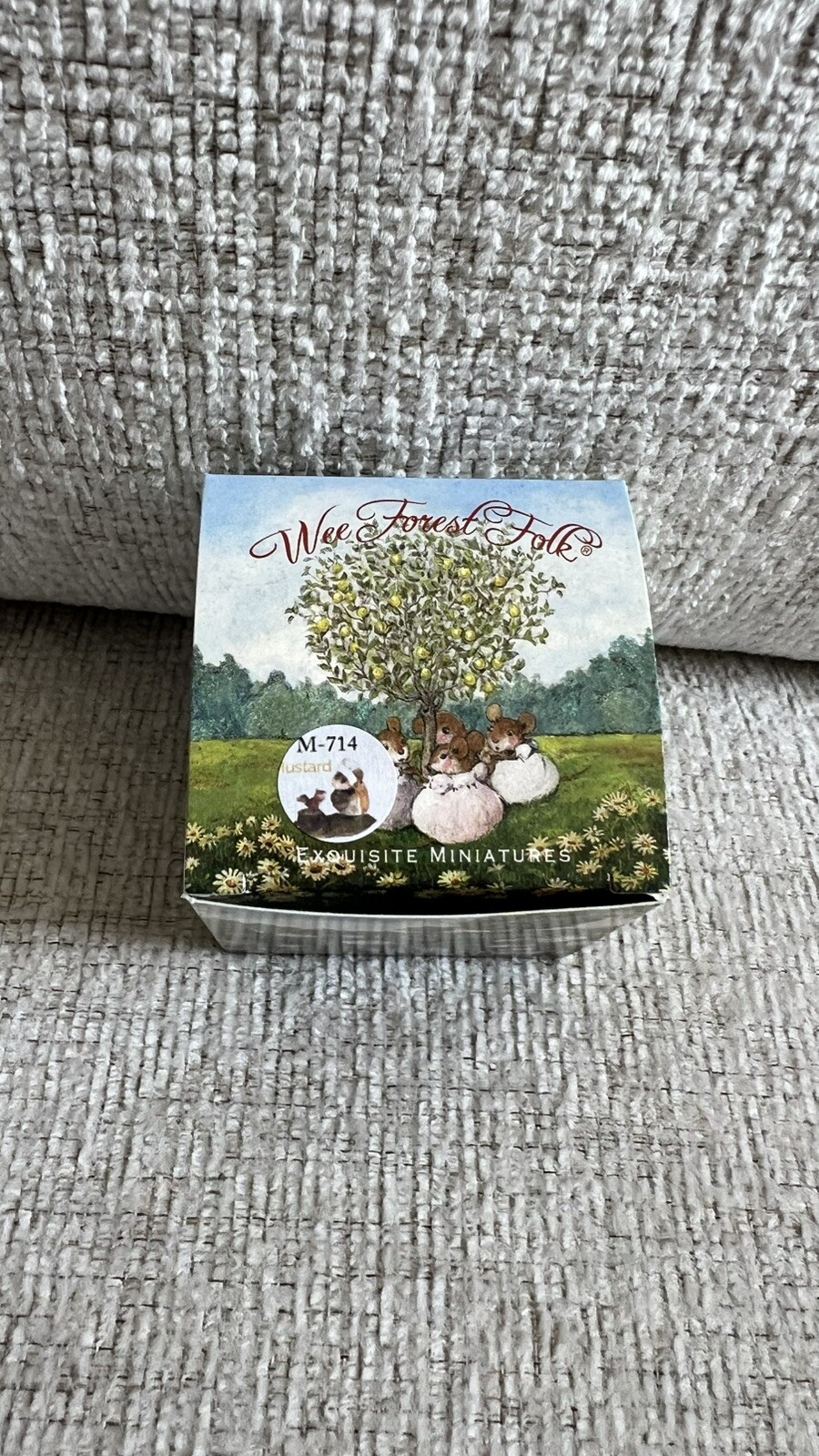 Wee Forest Folk ABIGAIL'S ACORN, WFF# M-714, Mustard YELLOW Pilgrim ...