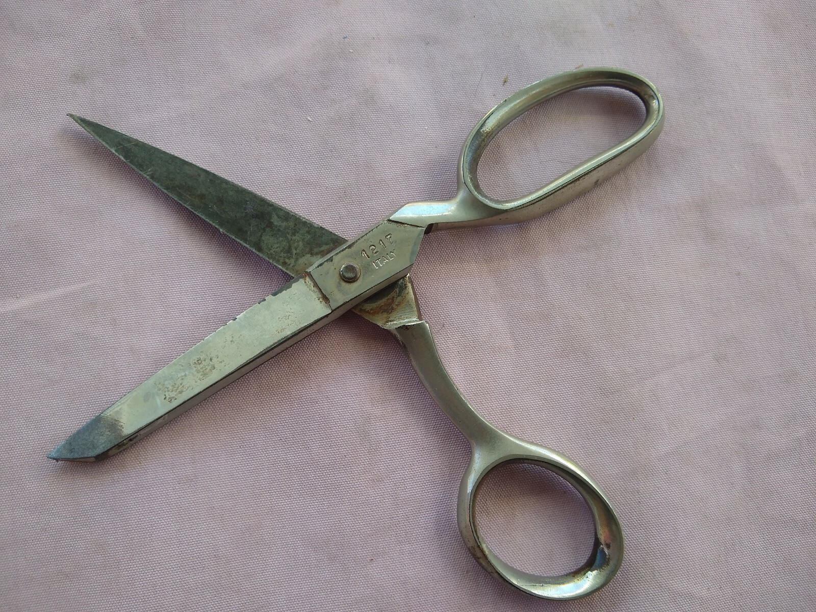 Vintage DECOR Made in Italy Scissors Shears 1217 Metal Steel | eBay