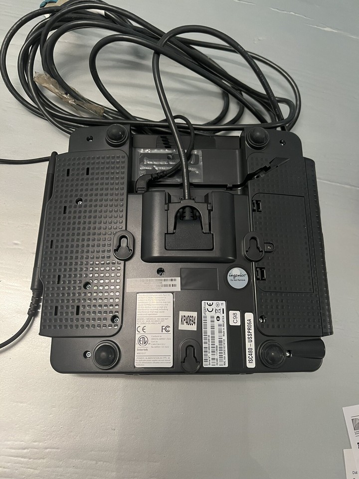 Ingenico Touch Credit Card Payment Terminal ISC480-11P2809A Pre Owned ...